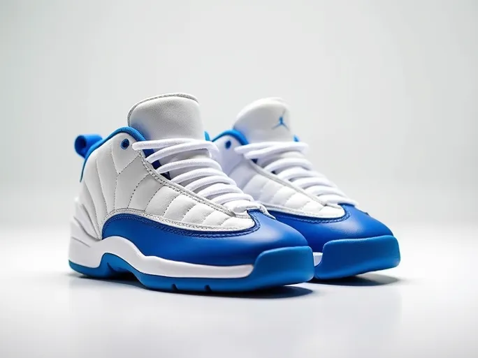 Air Jordan 12 Retro blue Cap Launches for Infants