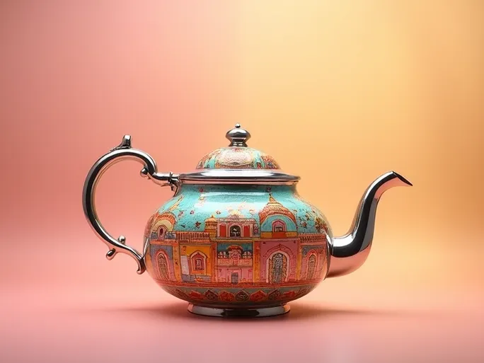 Jaipurs Pink City Teapot Revives Heritage Through Handpainted Design