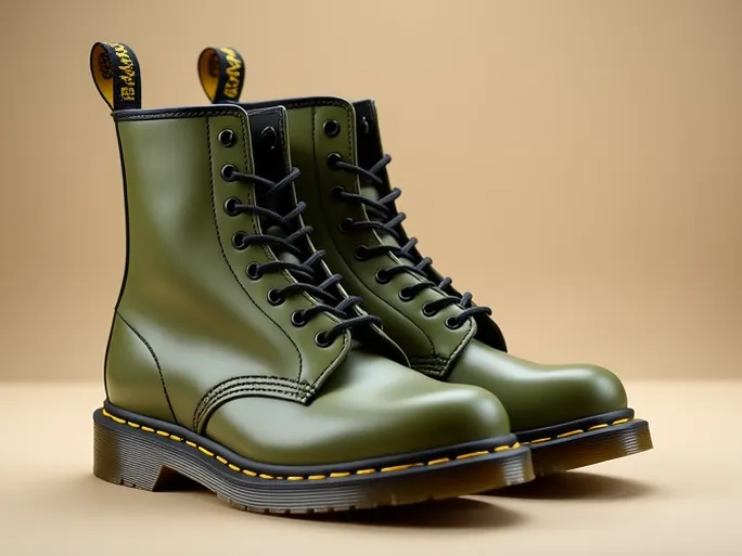 Dr Martens Launches Olive Green Classic Boots
