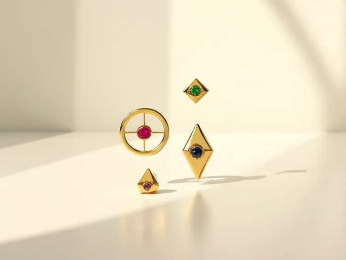 VICKISARGE Launches Victorianinspired Threepoint Stud Earrings