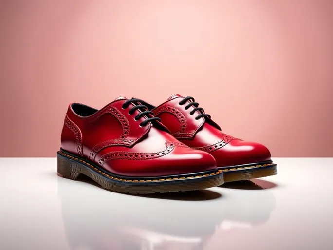 Dr Martens Launches Kelvin II Cherry Red Brogues