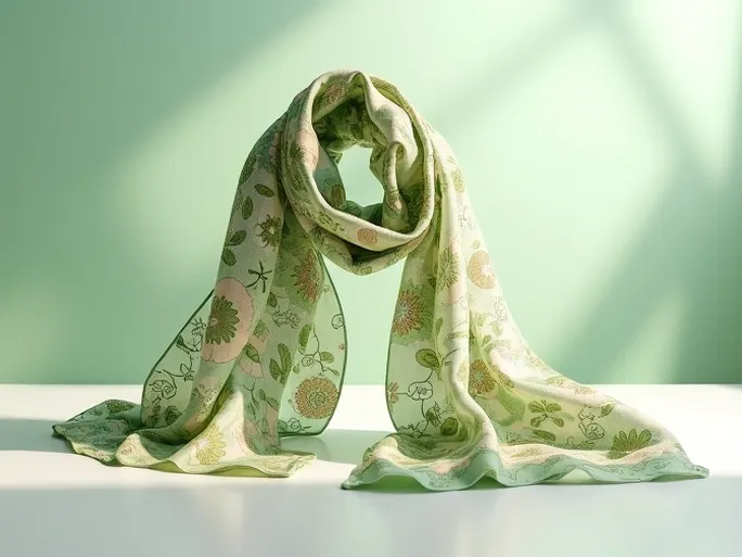 Morris Garden Silk Scarf Embodies Timeless Elegance
