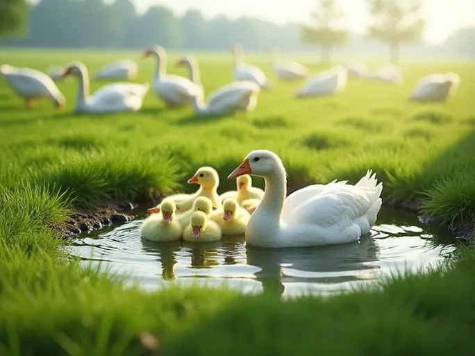 Taizhou Goose Farming Booms with 75day Success Guide