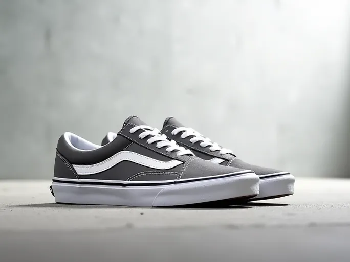 Vans Classic Gray Skate Shoes Gain Popularity for Style Performance