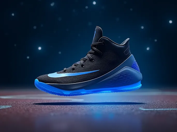 361 AG Launches black Galaxy Blue Basketball Shoes