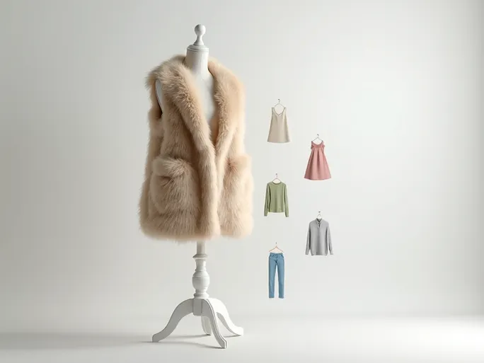 Fur Vests Emerge As Key Fall and Winter Fashion Trend