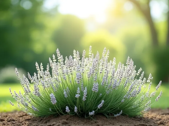 Urban Gardens Embrace Dwarf White Lavender for Tranquil Beauty