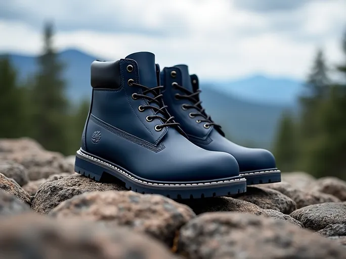 Timberland Launches Allweather Navy Blue Premium Boot