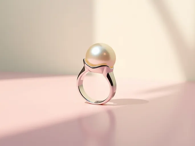 Sustainable Cotton Pearl Ring Redefines Classic Jewelry Design