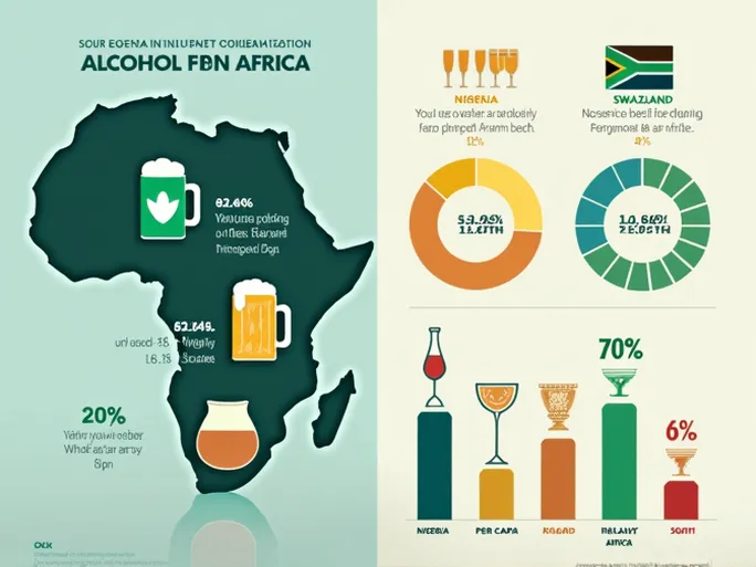 Nigeria Leads Africa in Alcohol Consumption, Study Reveals