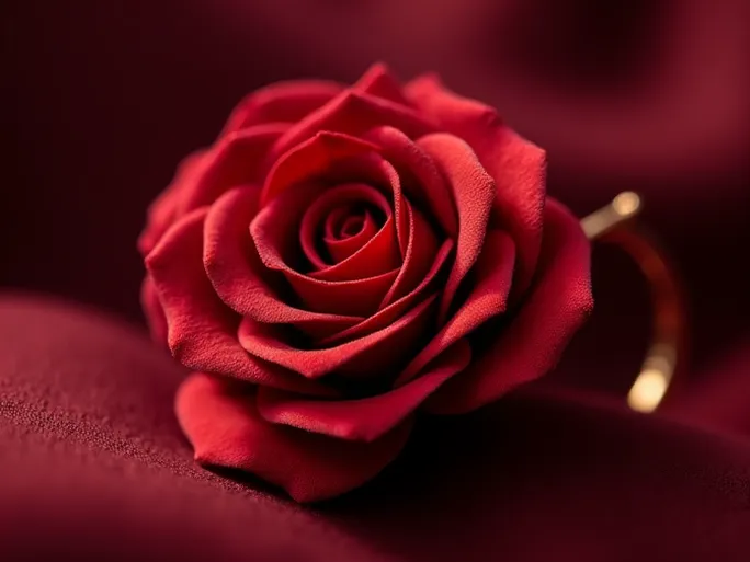 Vainspired Velvet Rose Earrings Revive Vintage Elegance