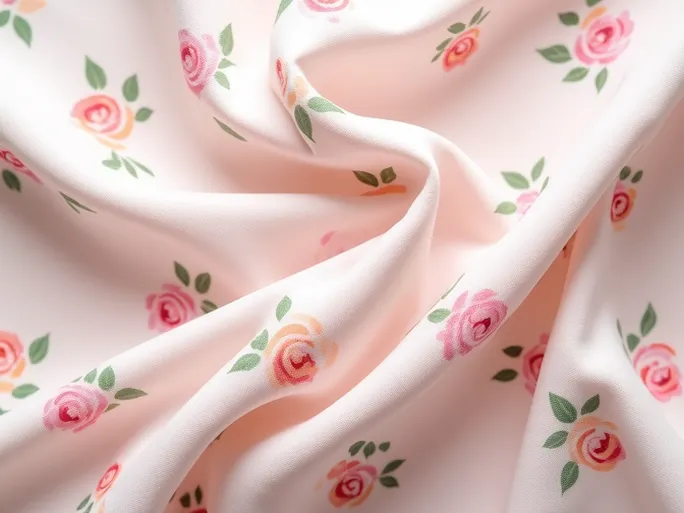 Textile Industry Embraces 40S Cotton Poplin for Delicate Roseprint Garments