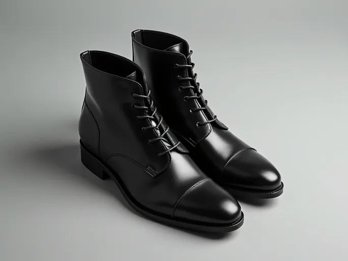 Alexander Mcqueen Revamps Classic Black Laceup Boots