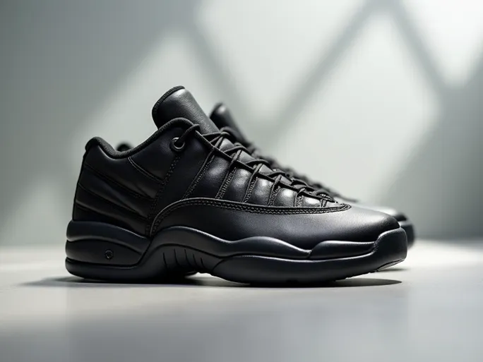 Air Jordan 12 Retro Low black Launches for Kids