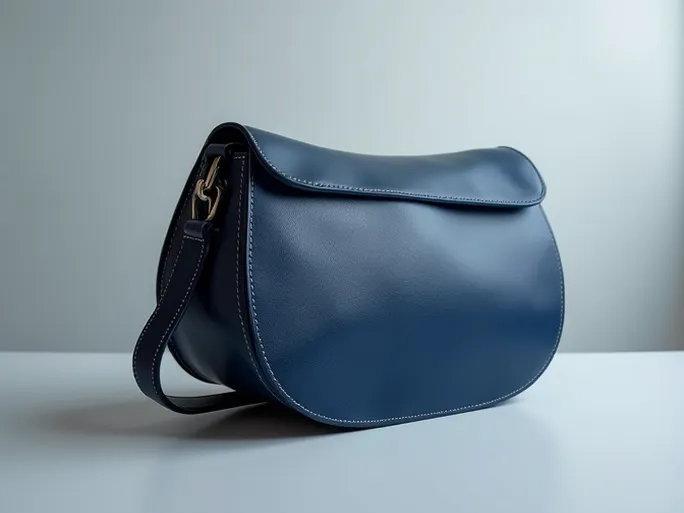 Natthakur Launches Limited Edition Deep Blue Leather Saddle Bag