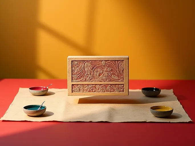 VA Museum Hosts South Asian Woodblock Printing Workshop