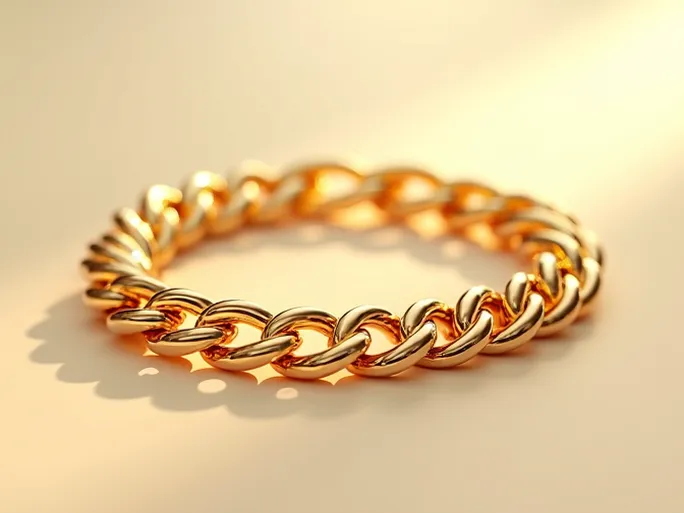 Gold Chain Bracelets Gain Popularity As Fashion Statement