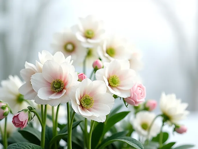 Winter Gardens Flourish with Christmas Roses