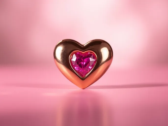 Zocai Launches 18K Rose Gold eternal Love Ruby Pendant