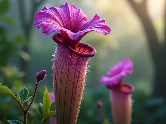 Purple Pitcher Plant Gains Popularity As Carnivorous Houseplant