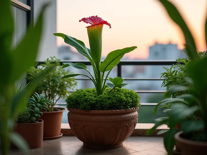 Urban Gardeners Embrace Venus Flytraps for Balcony Greenery