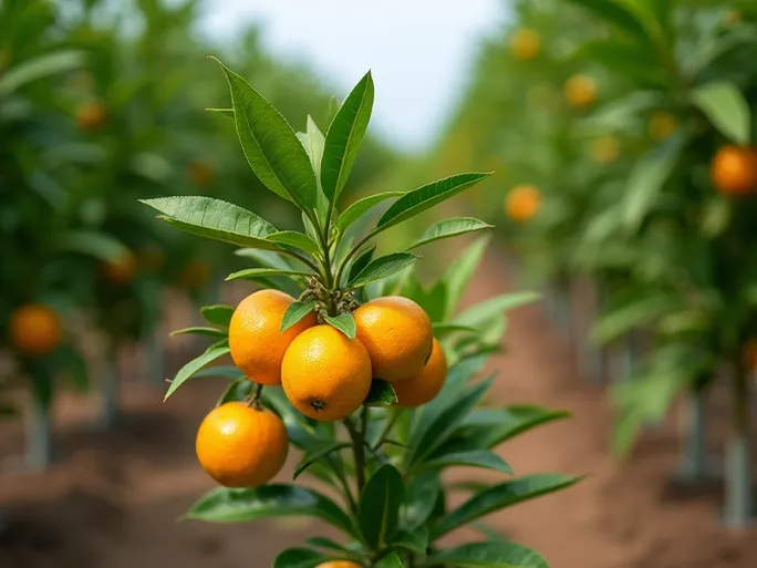 Xiangcheng Orange Seedlings Maintain Stable Prices in Shaoyang