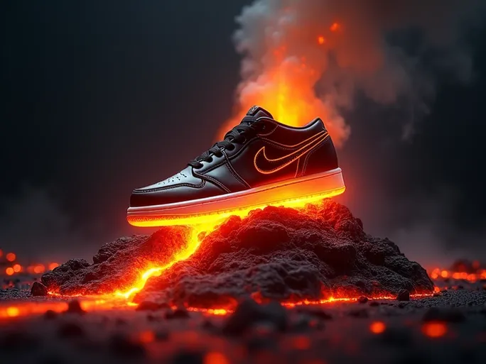 Air Jordan 1 Low SE lava Glow Boosts Sneaker Trend