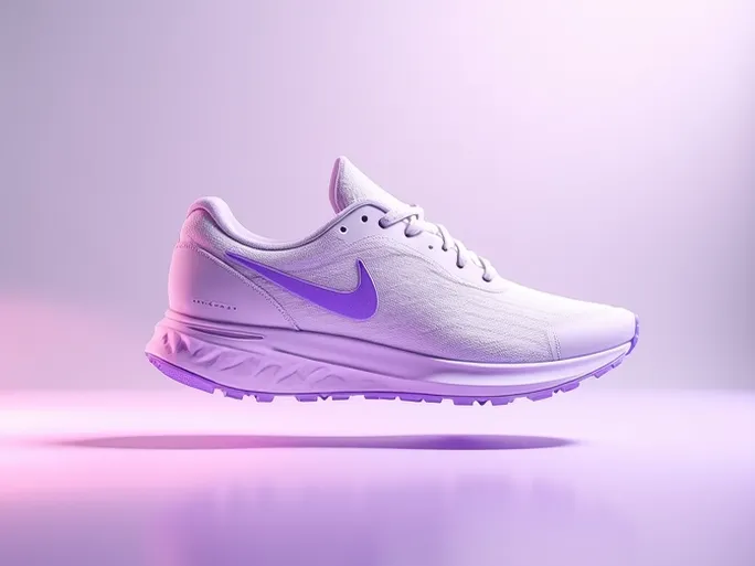 361 Degrees Debuts Lightweight Womens Running Shoes in White Purple
