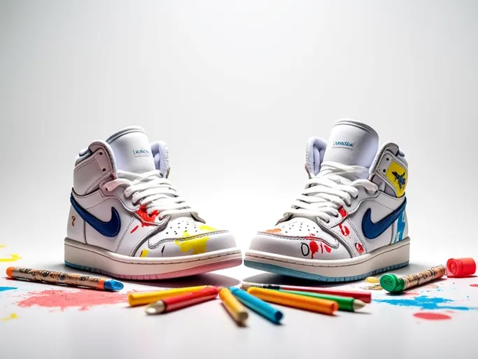 Air Jordan 1 Mid SE DIY Lets Kids Customize Sneakers