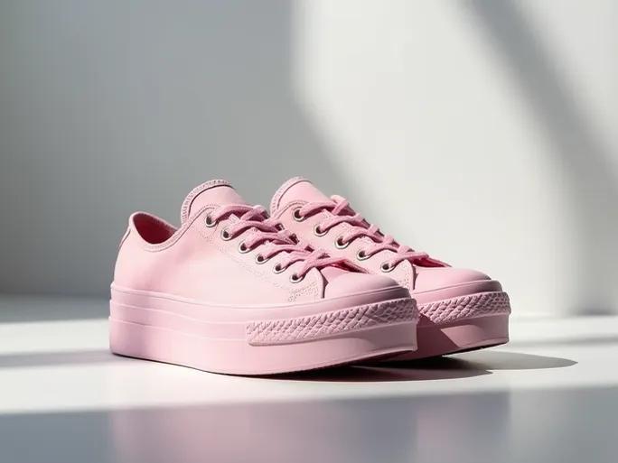 Converse Launches Platform Chuck Taylor All Star in Rosy Hue