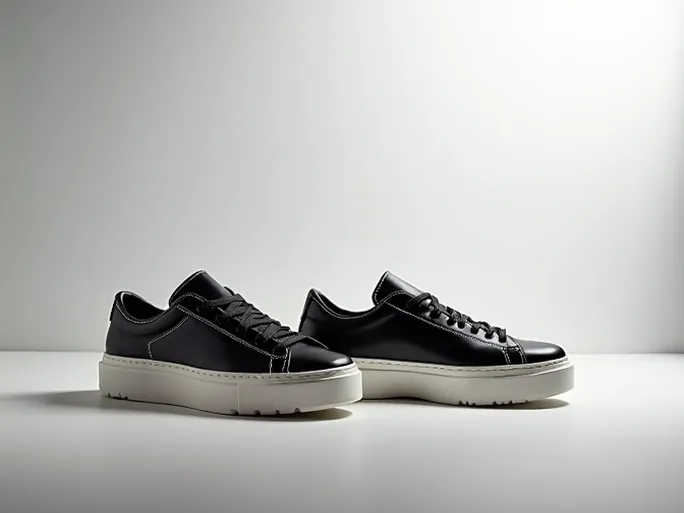 Maison Mihara Yasuhiro Unveils Retro Blackwhite Leather Sneakers