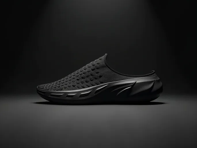 WTAPS and HOKA Launch Ora Luxe obsidian Black Sneaker