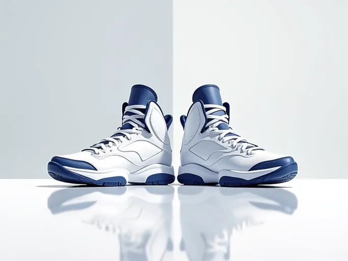 361 Degrees Launches White and Blue Hightop Sneakers