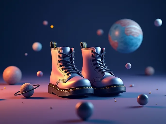 Dr Martens Launches Durable Space Boots for Kids