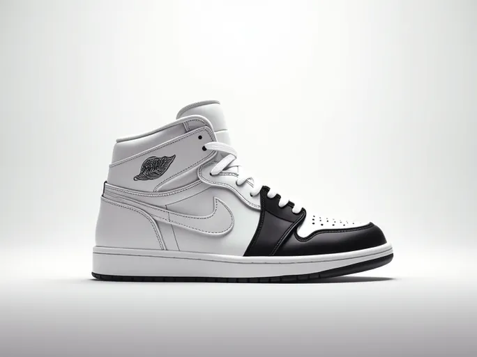 Air Jordan 1 Mid off Noir Toe Blends Classic and Modern Style