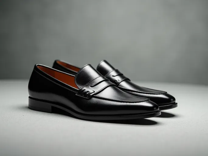 Loewes Black Leather Loafers Embody Understated Luxury