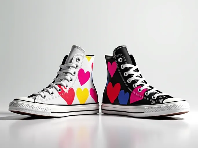 Converse Launches graffiti Heart Custom Chuck Taylor 70s Sneakers