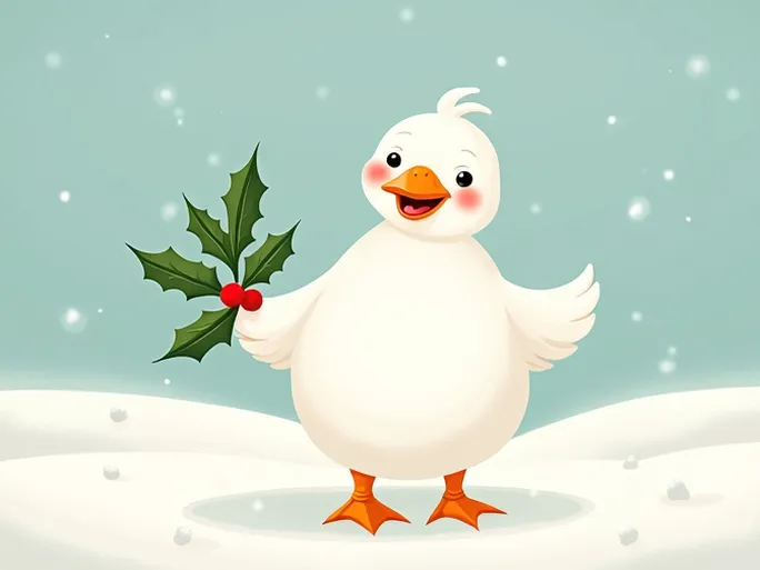 George Budays Goosethemed Christmas Cards Spread Holiday Cheer
