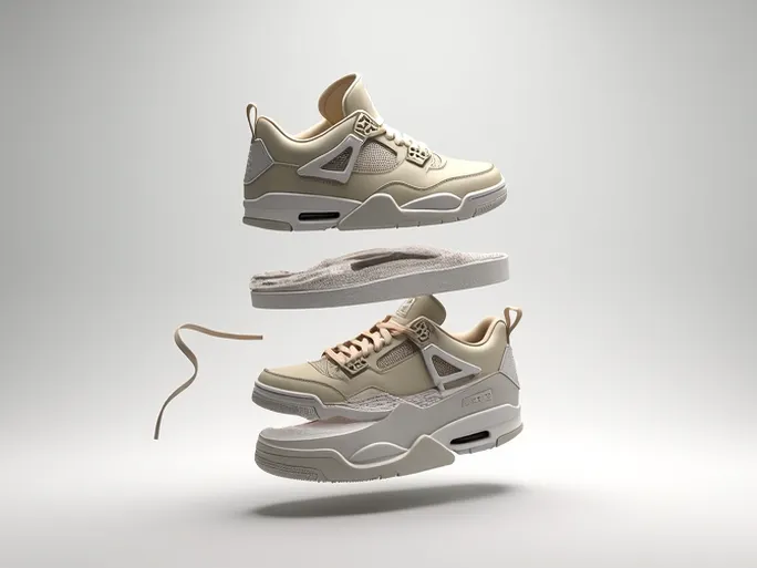 Air Jordan 4 light Bone Phantom Reimagined for Women