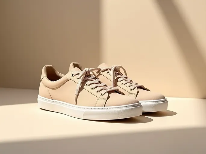 Coachs Beige Lowtop Sneakers Merge Comfort with Style
