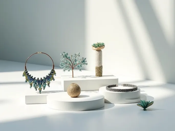 Global Art Jewelry Exhibition Highlights Unique Designs Backs Artists