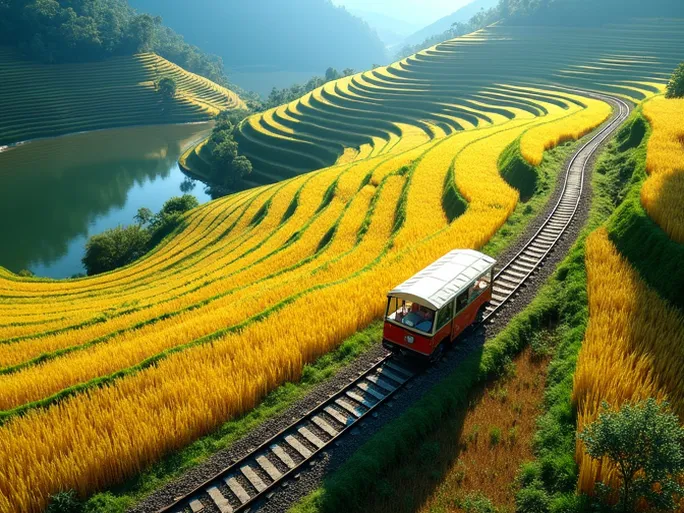 Yunnans Terraced Farms Adopt Monorail for Efficiency Boost