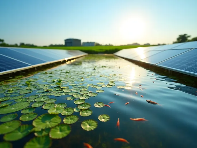 Chongming Combines Solar Panels with Aquafarming for Sustainability