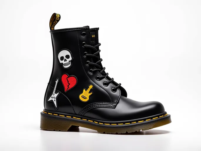 Dr Martens Reimagines Iconic 1460 Boot With Rebellious Patch Design