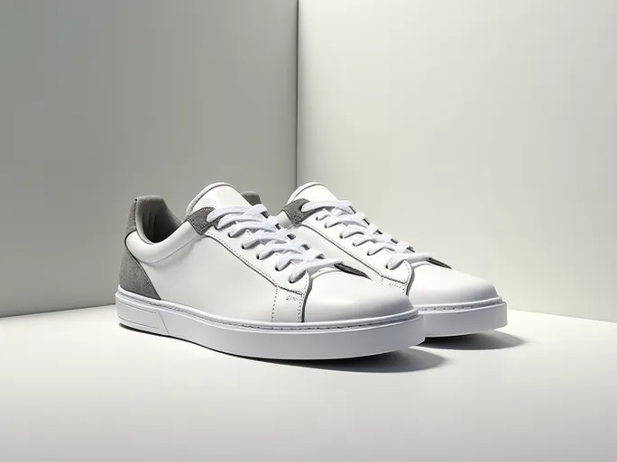 Anta Launches Trendy Lowtop White and Gray Sneakers