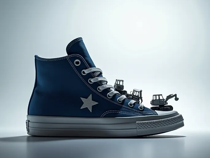 Komatsu Converse Launch star Player Hi Blue Workwear Sneaker
