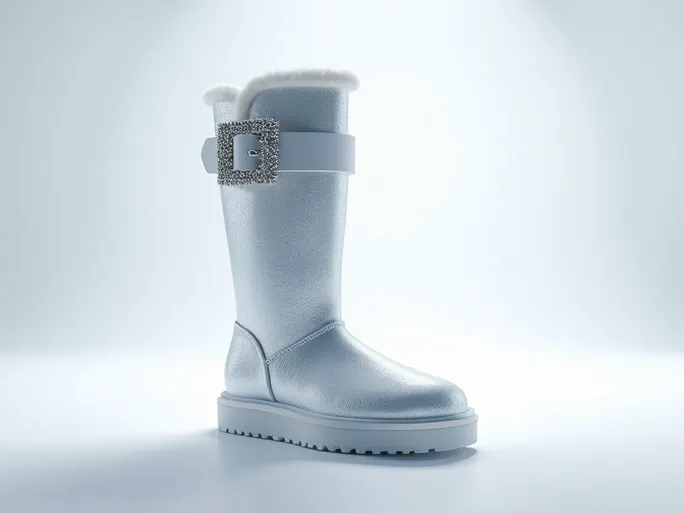 Joypeace Launches Crystalembellished Snow Boots for Winter