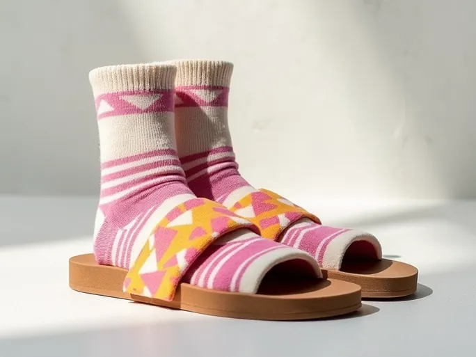 Fashion Trend Sandals With Socks Gains Popularity
