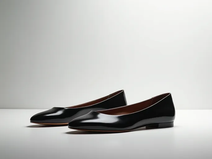 Acne Studios Launches Black Leather Flats for Modern Women