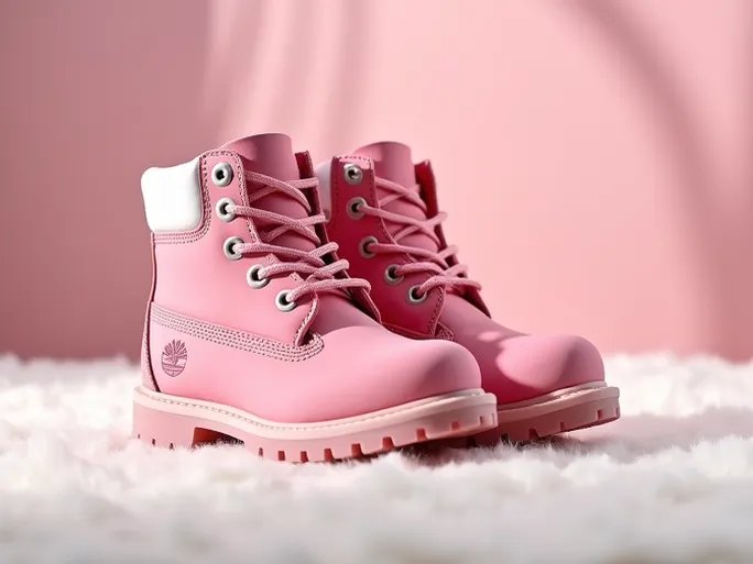 Timberland Launches Pink 6inch Boots for Kids